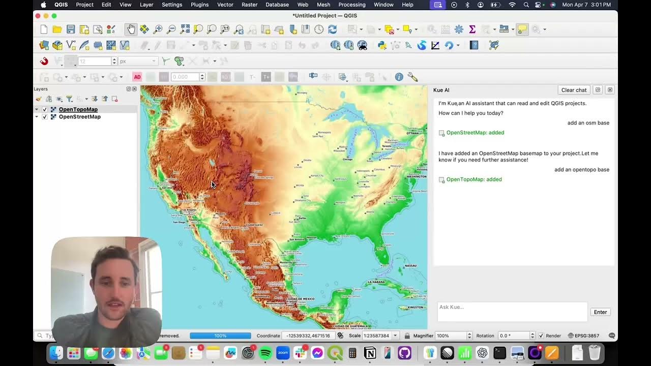 Adding basemaps in QGIS using Kue AI - YouTube