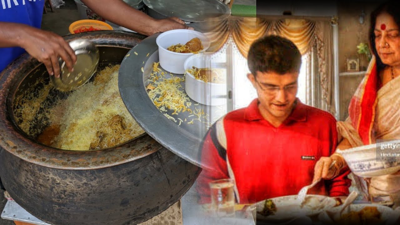 Sourav Ganguly's Favourite BIRYANI | D BAPI Biriyani | Kolkata Street ...