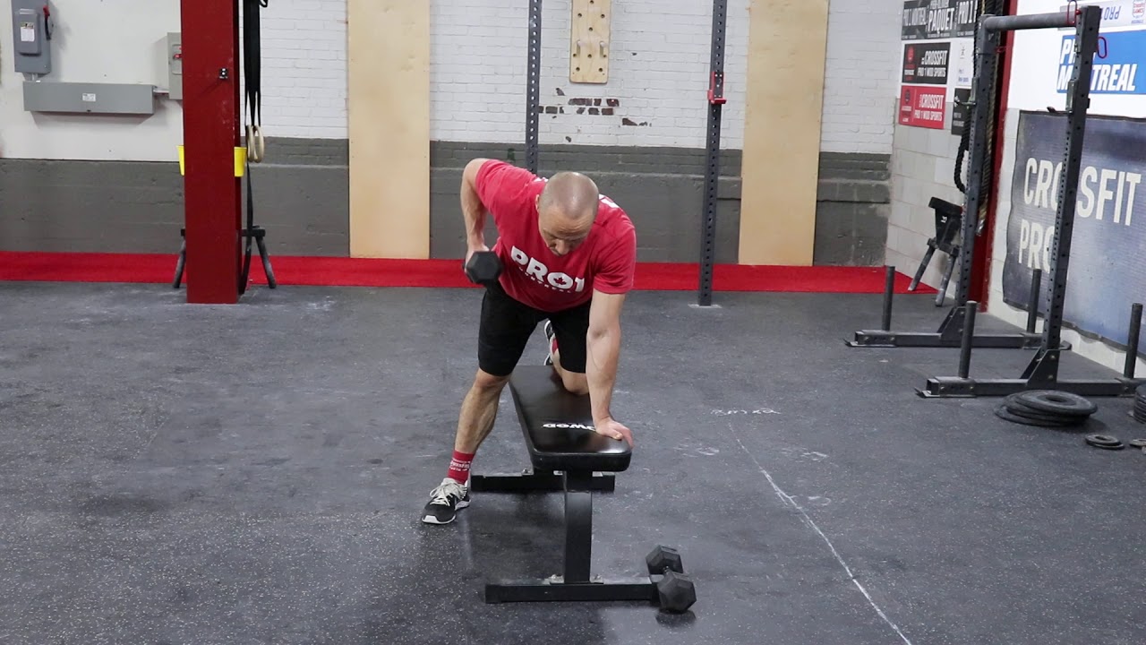 DB One Arm Row - YouTube