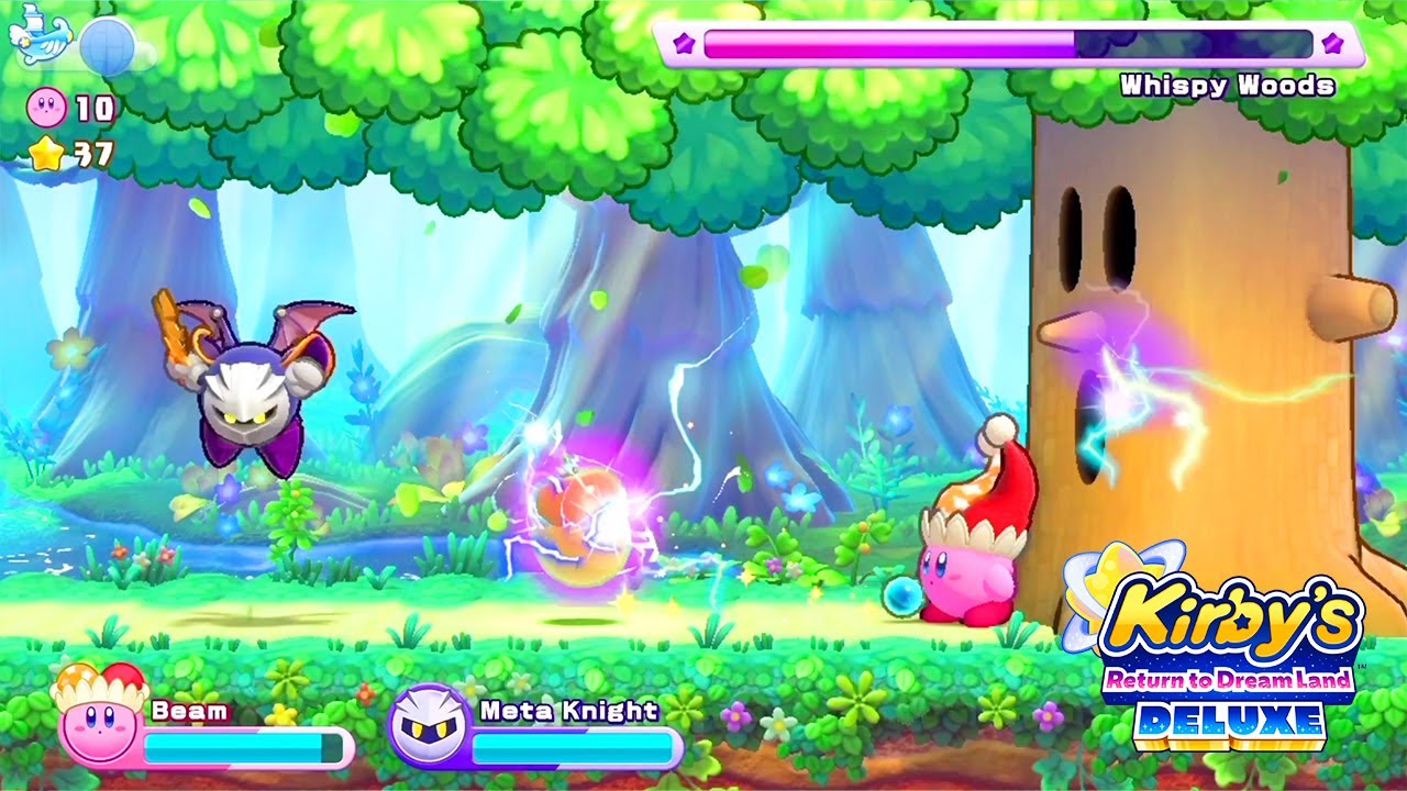 Whispy Woods Boss Fight | Boss #1 | Kirby's Return to Dream Land Deluxe ...