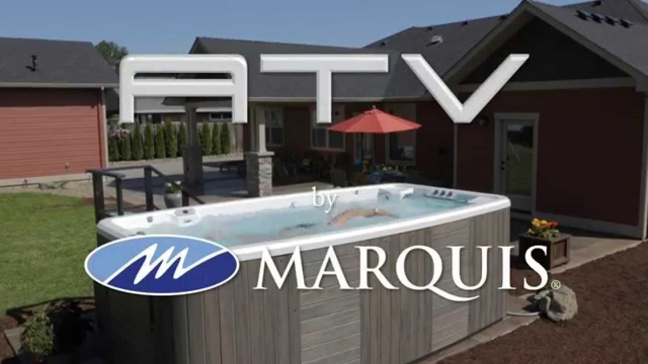 Marquis ATV SWIM SPA at AquaPRO Pools & Hot Tubs - YouTube