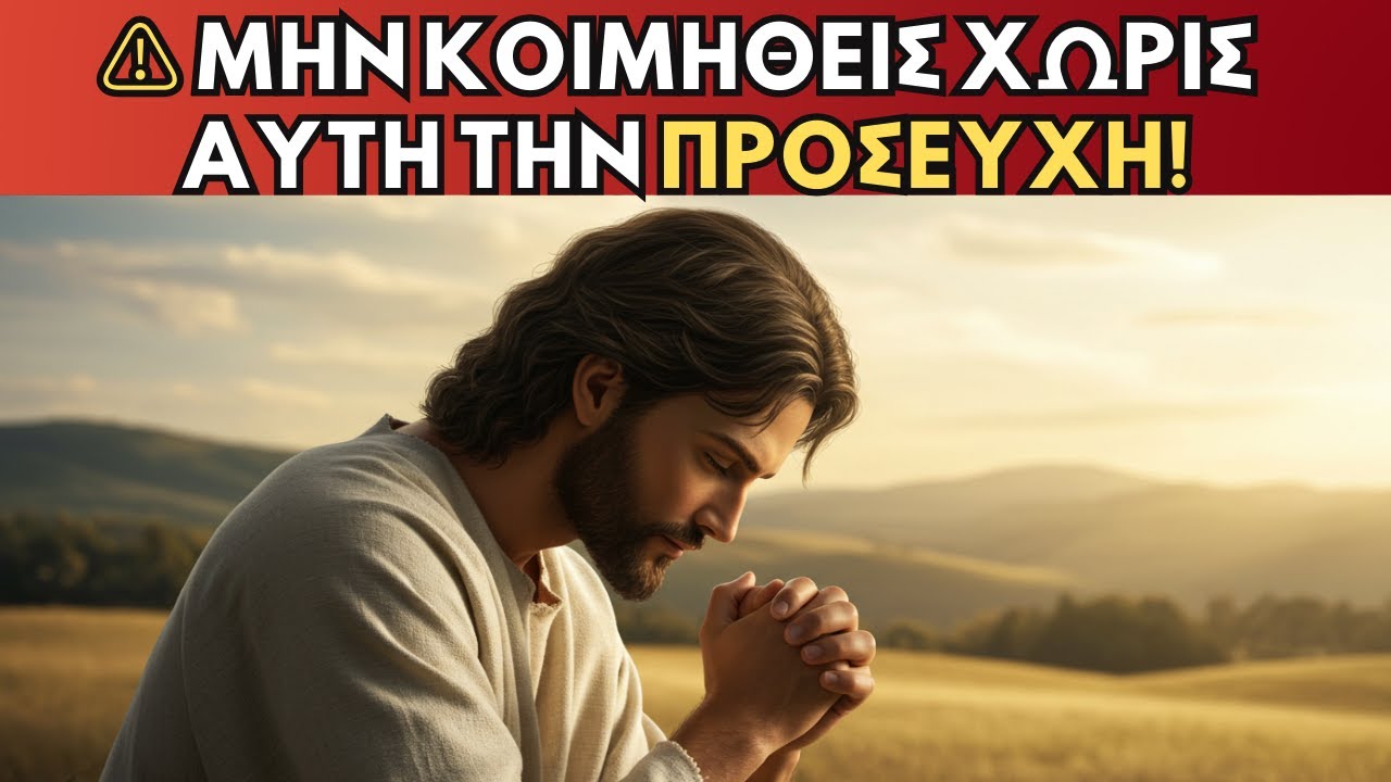ΜΗΝ ΚΟΙΜΑΣΤΕ ΧΩΡΙΣ ΝΑ ΠΕΙΤΕ ΑΥΤΗ ΤΗΝ ΠΡΟΣΕΥΧΗ! Ο ΕΧΘΡΟΣ ΦΟΒΑΤΑΙ ΤΗ ...