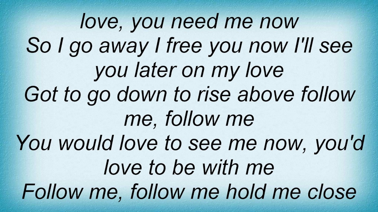 Jane Siberry - Follow Me Lyrics - YouTube