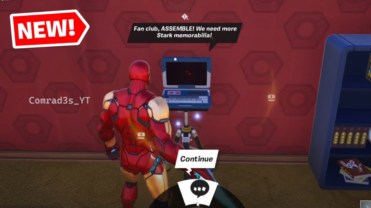 Secret Iron Man Found Quest - Bring three items to Stark Fan Club ...