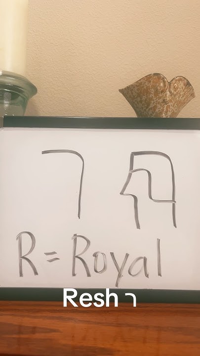Hebrew Letter: Resh - YouTube