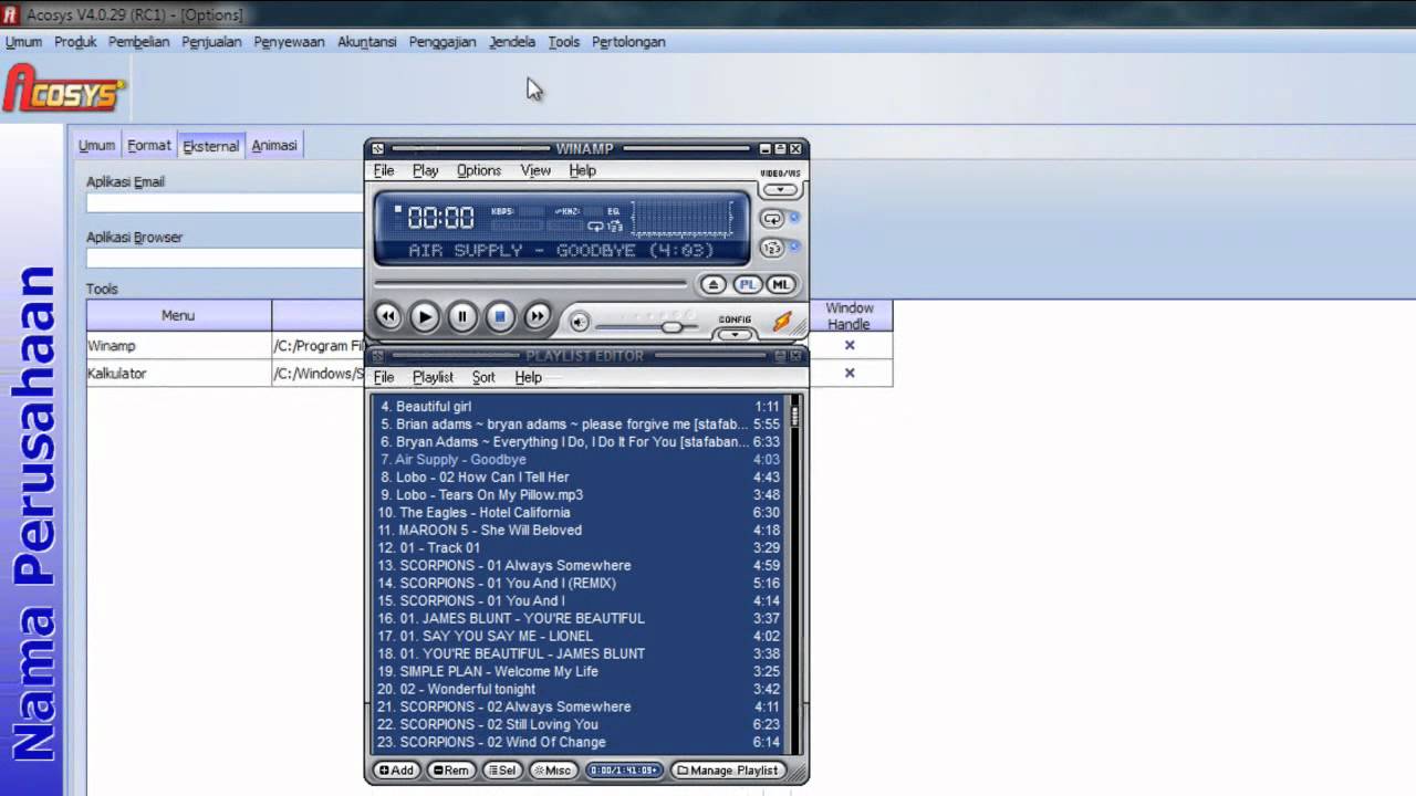 Tutorial Acosys V4 - Opsi Opsi.flv - YouTube