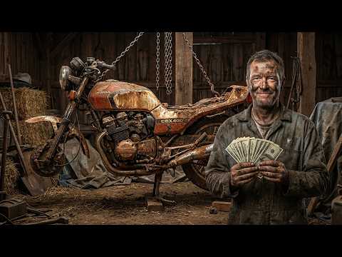 Abandoned Honda CBX400F Restoration | Reviving a 16-Valve JDM Legend