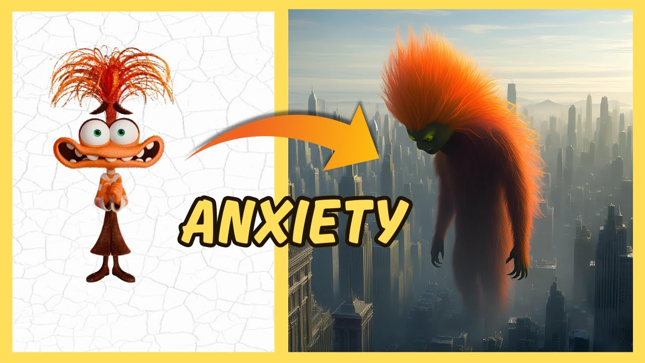 INSIDE OUT 2 Animation Movie Characters As ANIMALS 😾😿🙀 |😡ANGER👾SADNESS🤢 ...