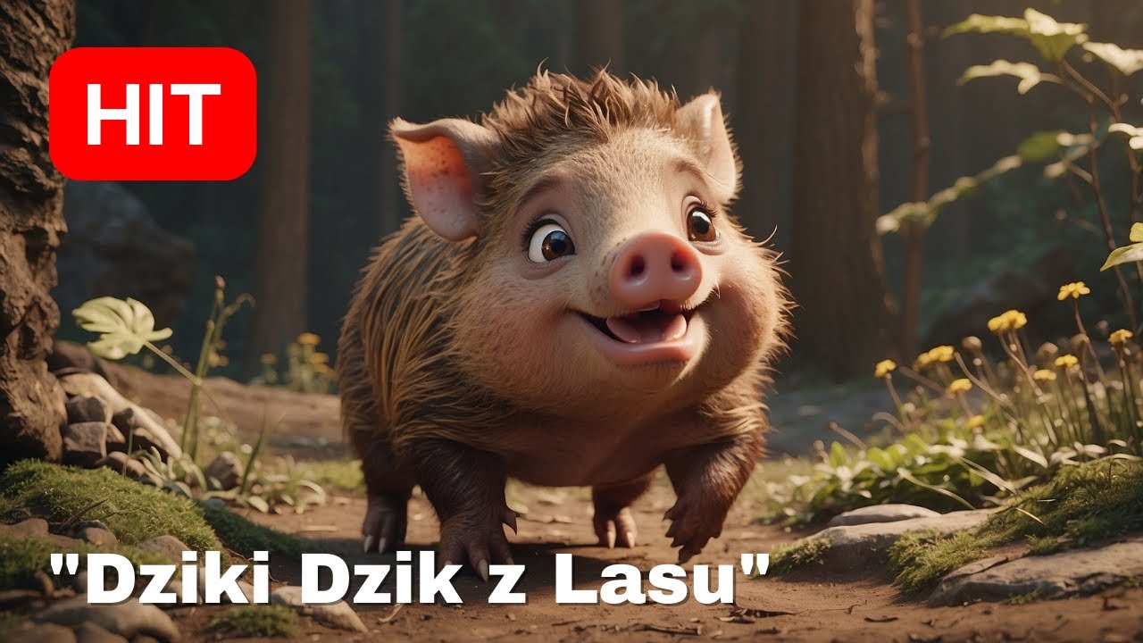 Piosenka o Dziku "Dziki Dzik z Lasu" - Piosenka dla Dzieci - YouTube