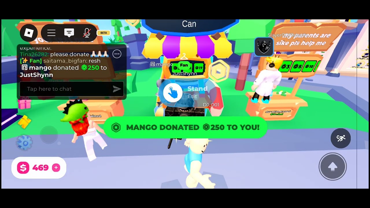 got 250 Robux On Pls Donate Roblox - YouTube