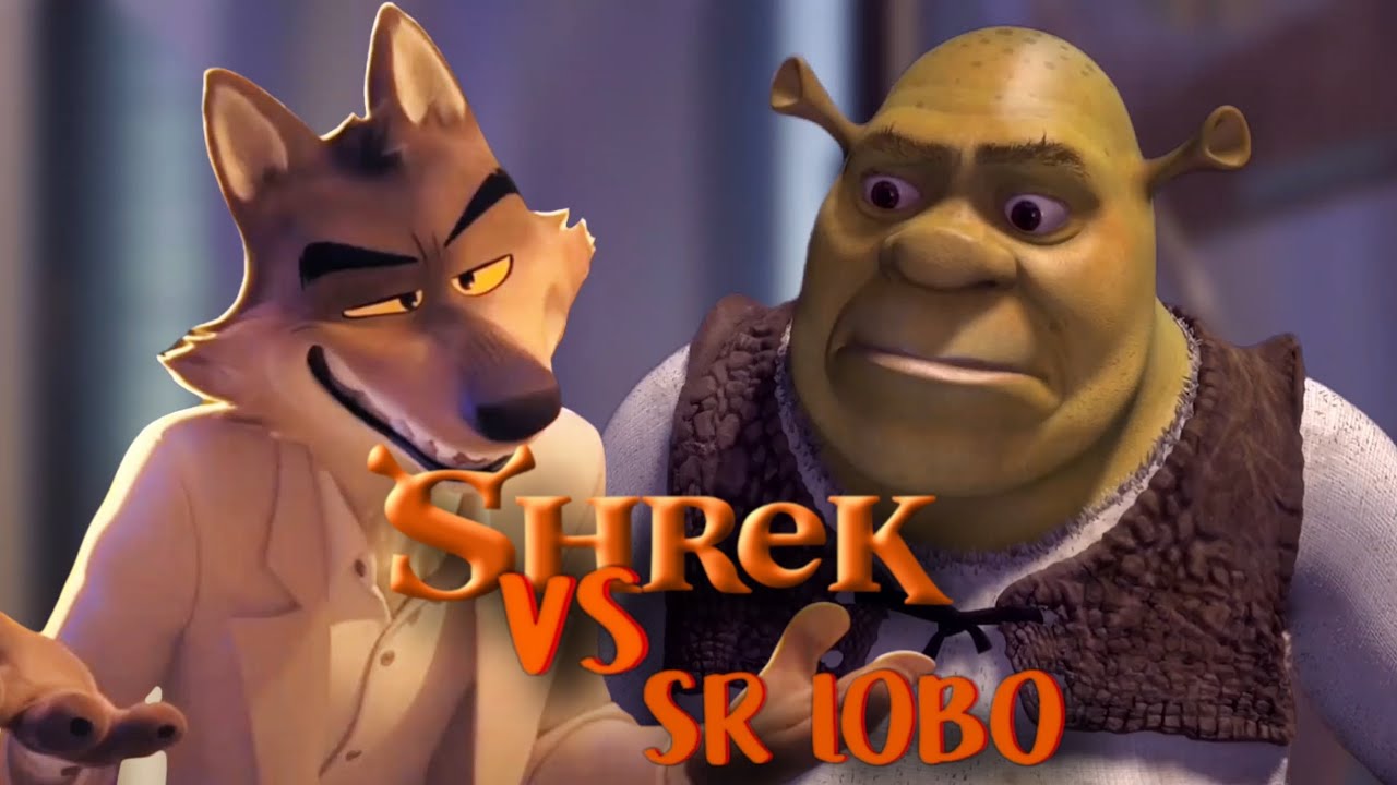 Shrek Vs Sr Lobo Pelea Completa (ES) - YouTube