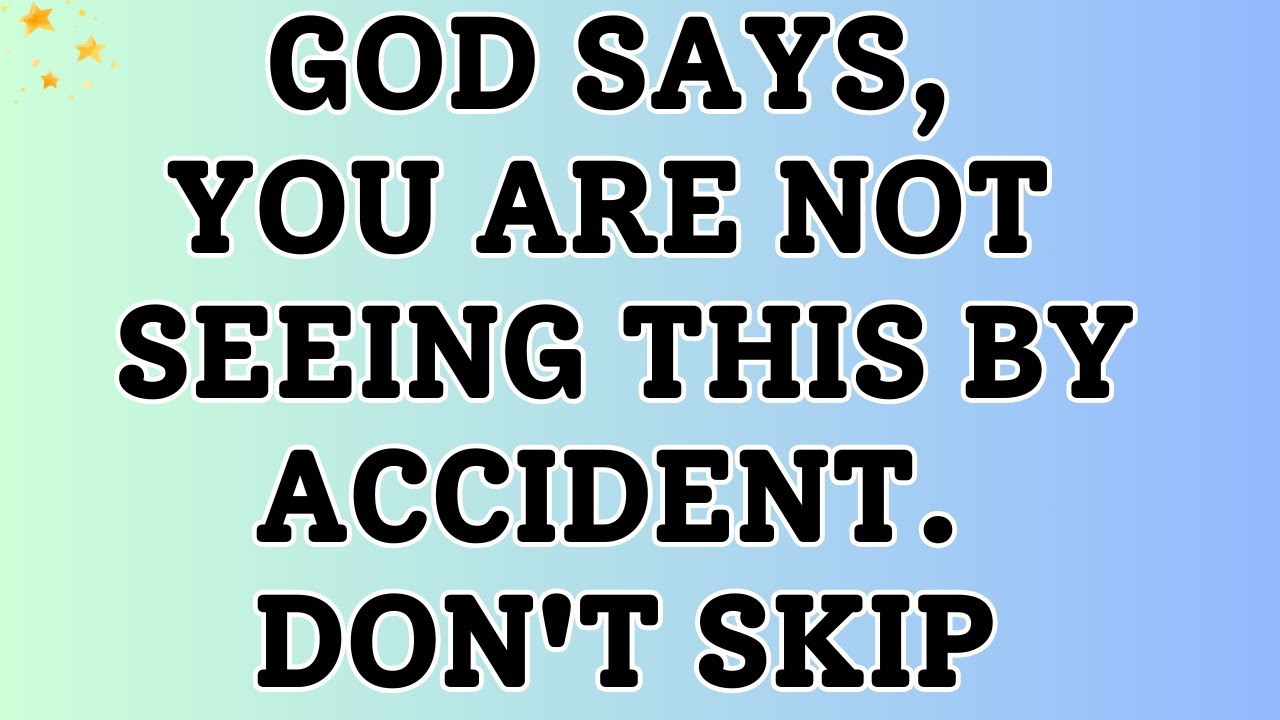 11:11 GOD SAYS, YOU ARE NOT ! GOD MESSAGE TODAY ! PROPHETIC WORD TODAY ...