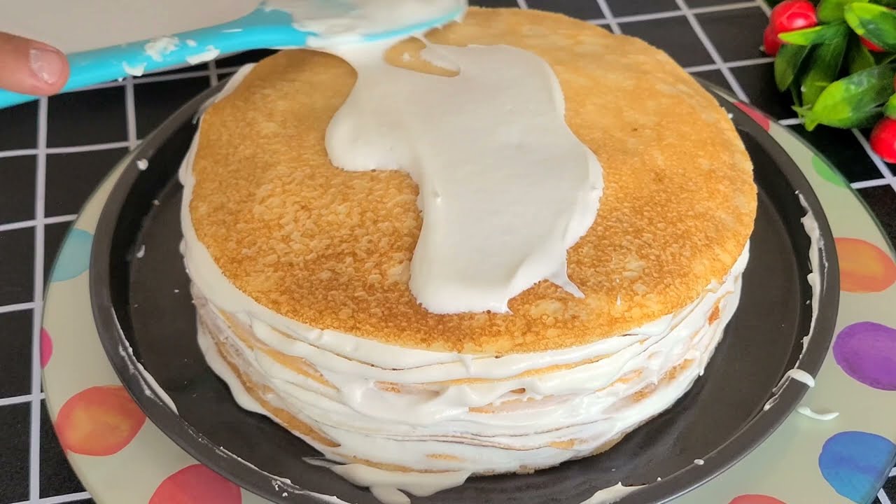 Delicious cake with the simplest ingredients.Few people bake such cakes ...