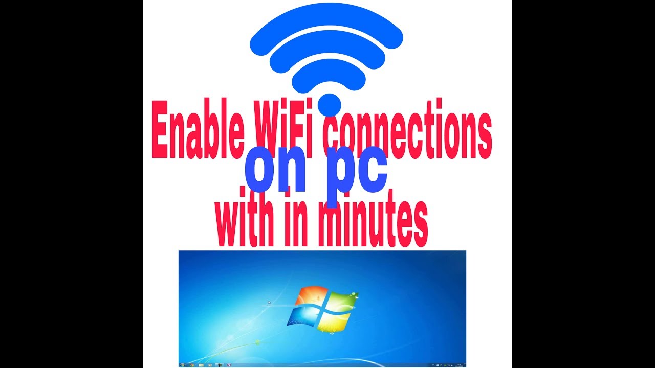 How to enable wireless internet connection for windows 7: Vista, HP ...