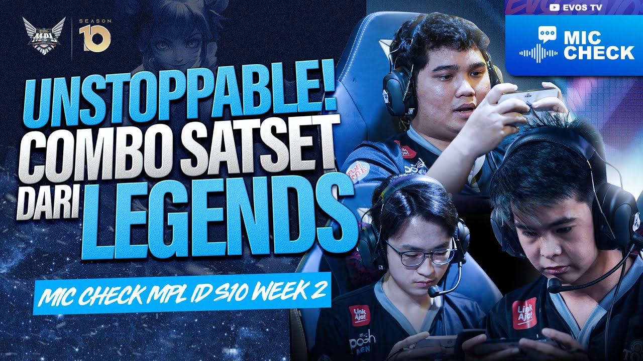 DEBUT PERTAMA EVOS DLAR! | Mic Check MPL ID S10 Week 2 | EVOS LEGENDS ...