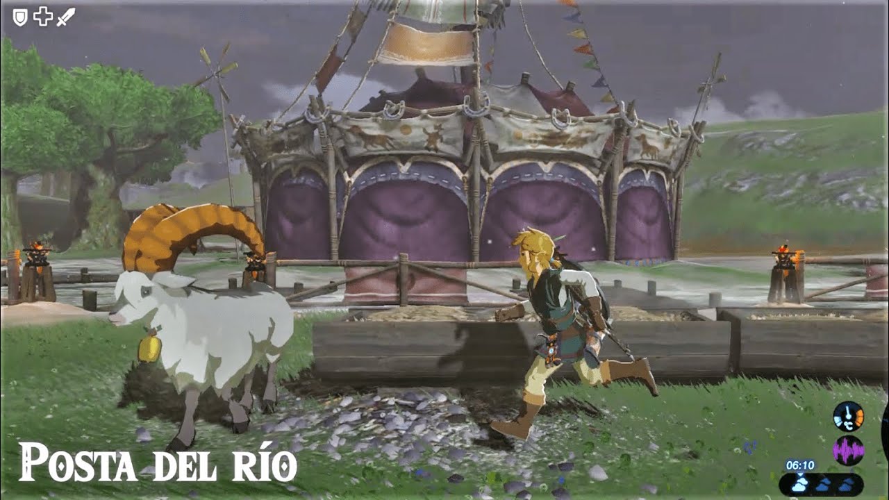 Zelda Breath of the Wild - Posta del Río - Gameplay español - YouTube