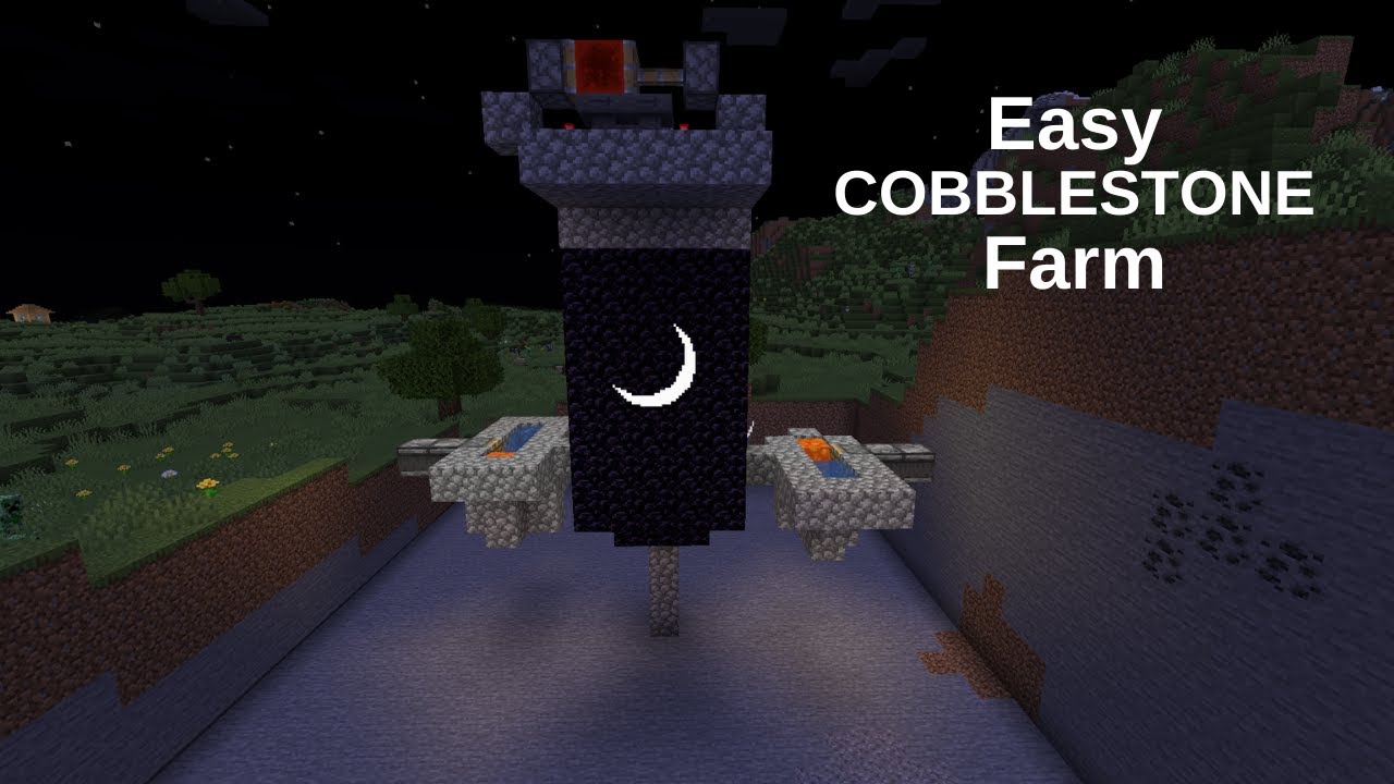 Minecraft Cobblestone Farm!!! - YouTube