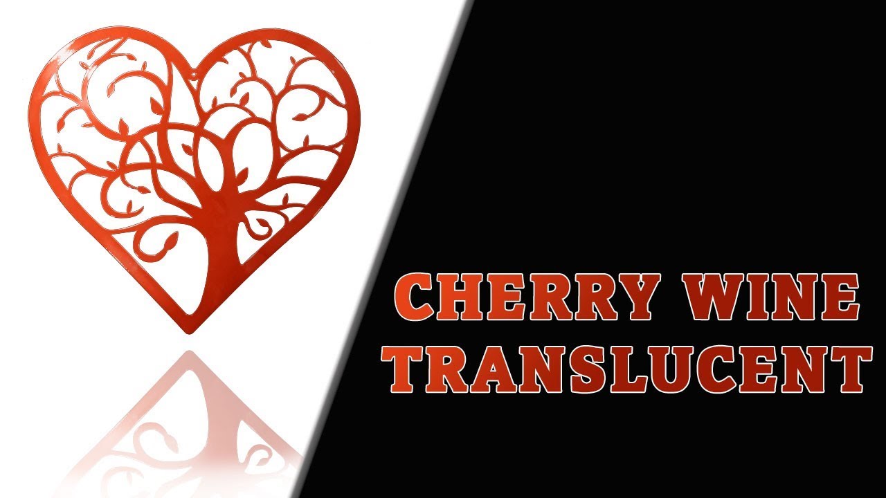 Product Spotlight: Cherry Wine Translucent and Heart and Tree Metal Art ...