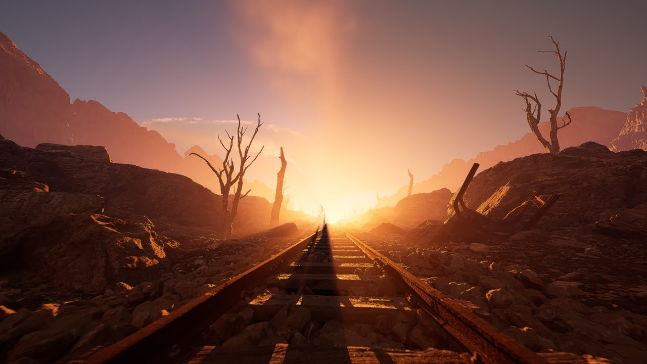 Infinite Rails - Endless Animation with Music - Made with Unreal Engine ...
