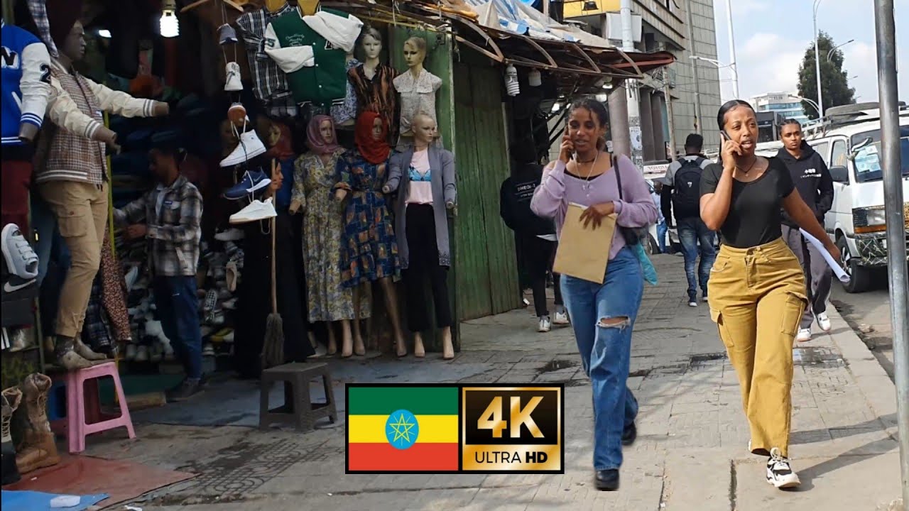 Buna ena Shay, 🇪🇹 Addis Ababa walking Tour 2023 - YouTube