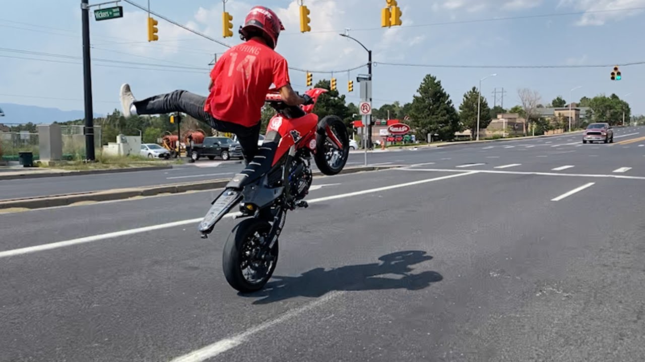 The Best Supermoto Stunt Ride Of The Year | Colorado Streets USA - YouTube