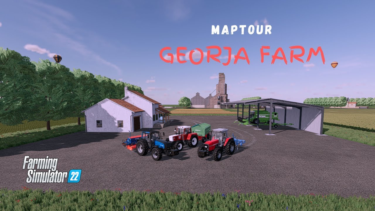 *-NIEUWE MAP-* | Georja Farm | Map Tour | Farming Simulator 22 | Leef ...