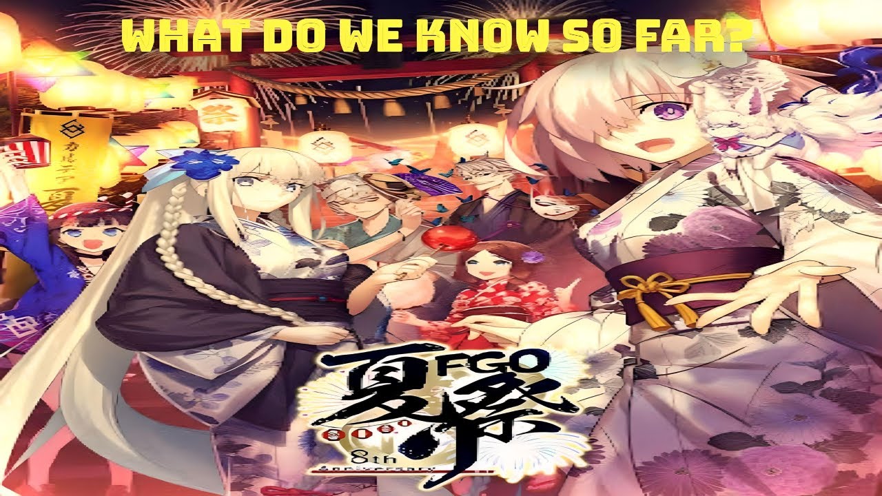 8th Anniversary Pre Info Fategrand Order Youtube