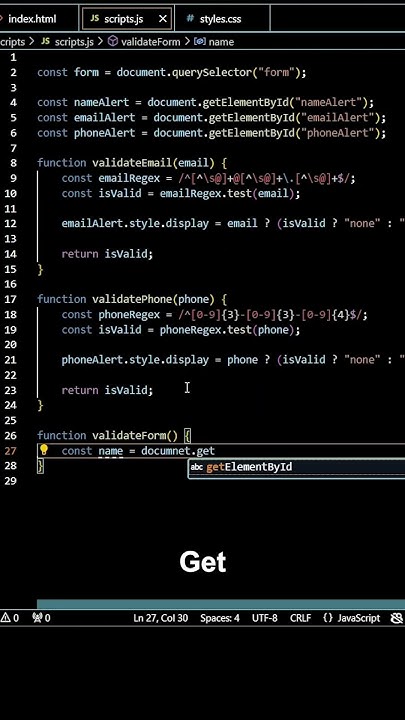 Secret To Extracting Form Values With Javascript Html And Javascript