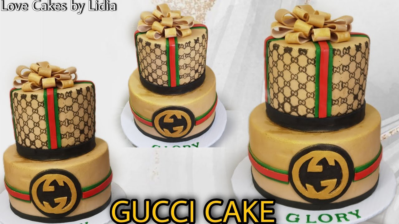 Gucci Cake design |How to make Gucci print on cake, using royal icing # ...