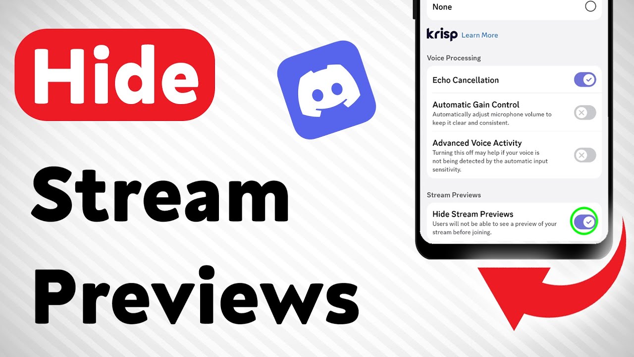 How to Hide Stream Previews in Discord Mobile (Updated) - YouTube