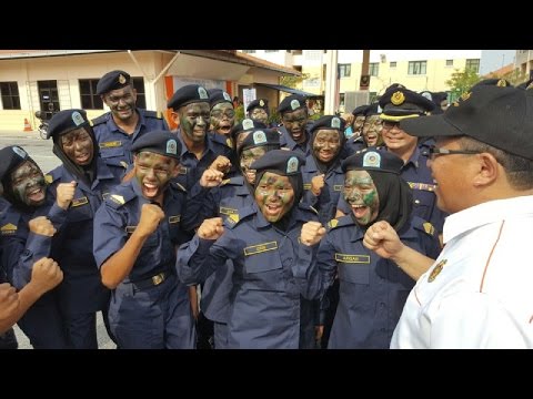 KAWAD PERANG kadet JPJ smk mergong kedah - YouTube