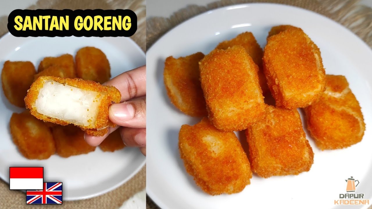 FRIED COCONUT MILK RECIPE | CARA MEMBUAT SANTAN GORENG - YouTube