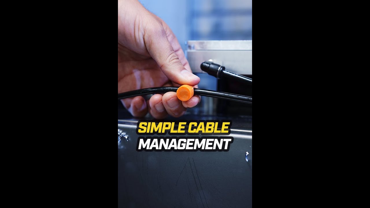 Machine Cable Management | Machine Shop Lean Tips #shorts - YouTube