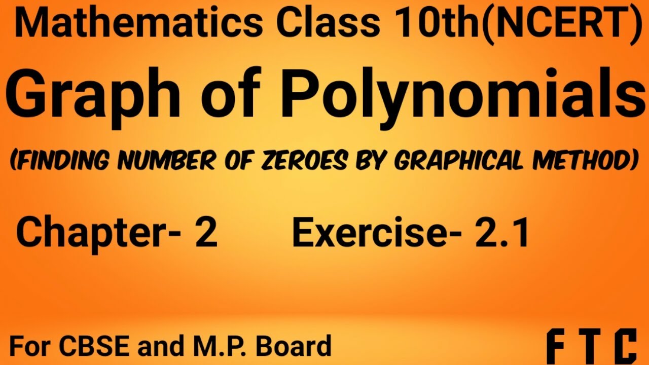 Polynomials graph class 10 - YouTube