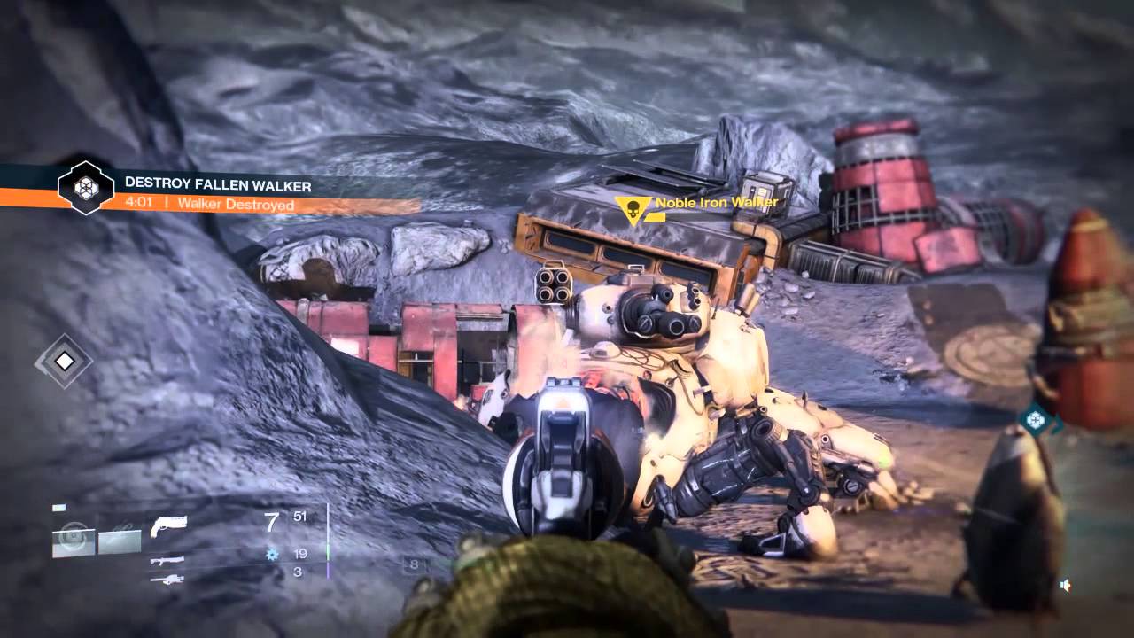 Destiny - Public Event - Destroy Fallen Walker (Noble Iron Walker ...