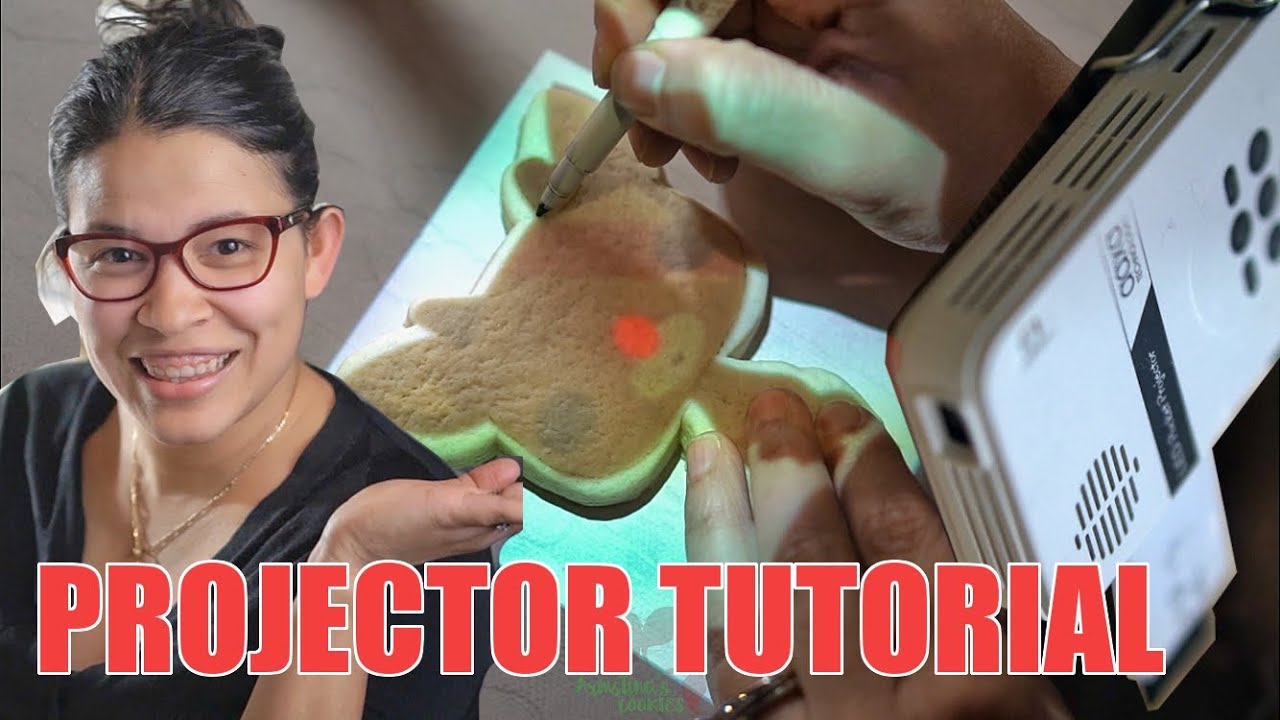 Drawing On Cookie Templates & Troubleshooting Using A Pico Projector ...