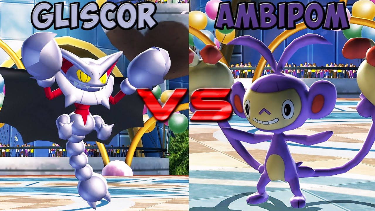 Pokemon battle revolution - Gliscor vs Ambipom - YouTube