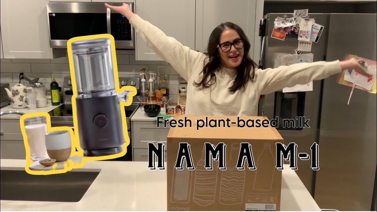 NAMA- M1 unboxing, milk making, and review 🌱 Make plant-based milk with ...