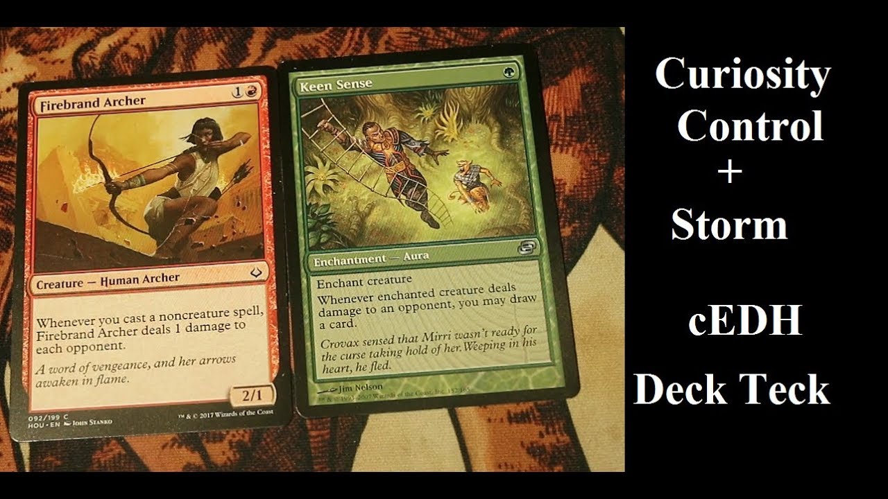 Curiosity control storm cEDH deck tech - YouTube