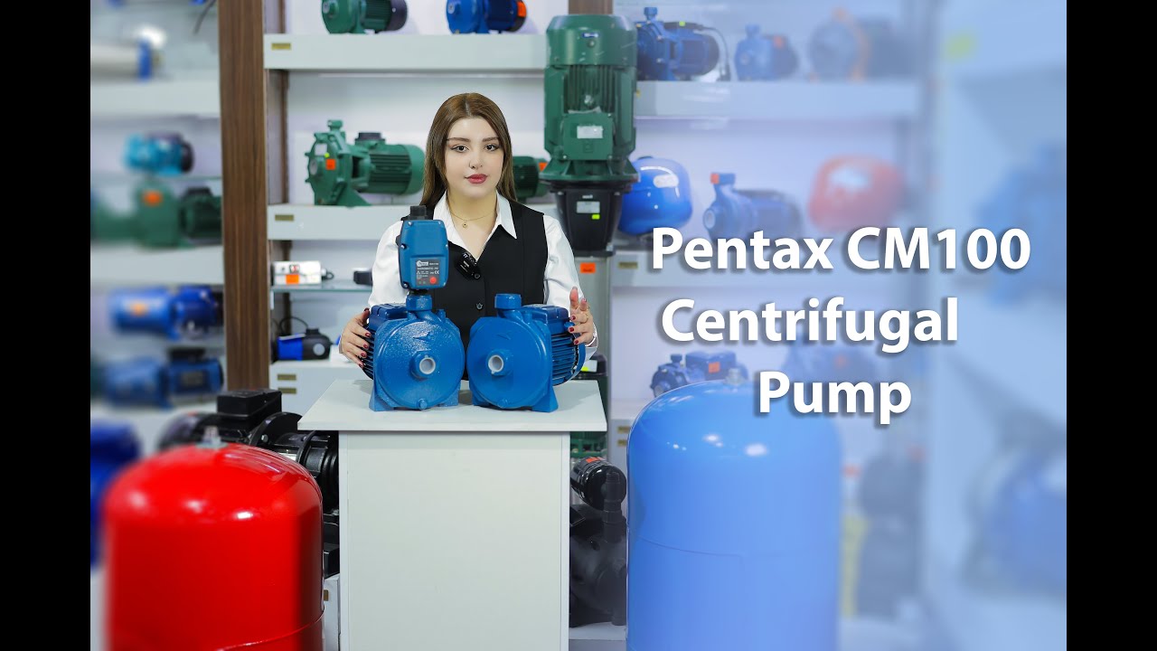 Pentax CM100 Single Phase Single-impeller Centrifugal Pump - YouTube