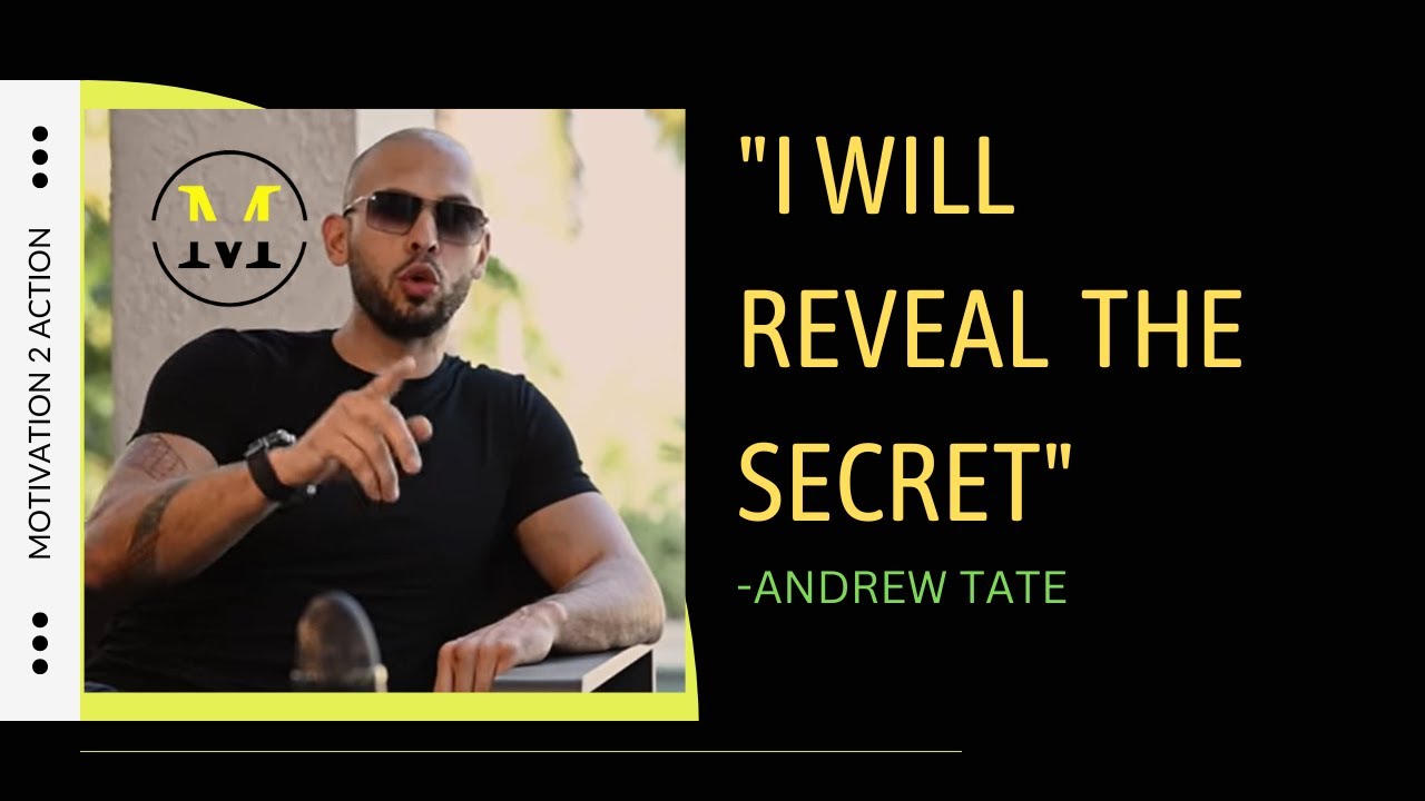 Andrew Tate REVEALS His Secret To HAPPINESS( MOTIVATIONAL SPEECH ...