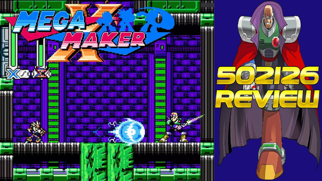 ロックマン Mega Man Maker X Review - MMX Quest 2 - LV10 - Sigmas Sanctum 3 ...