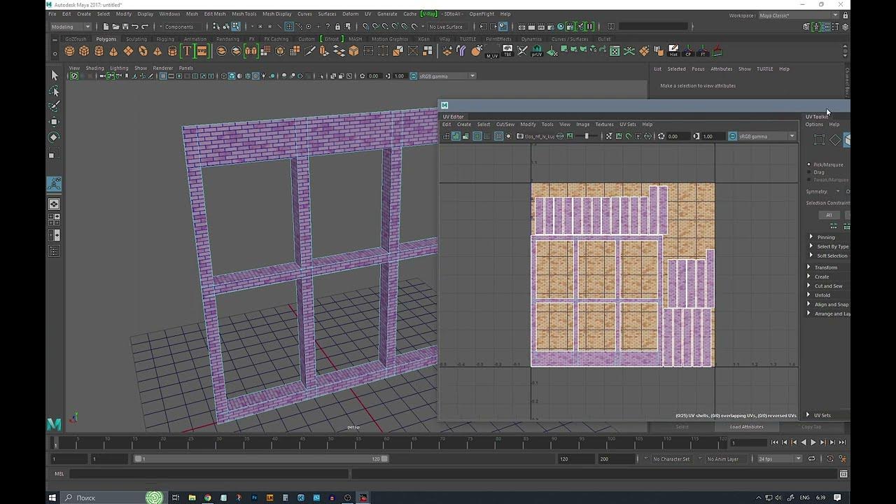 Automatic UV mapping in Maya - YouTube