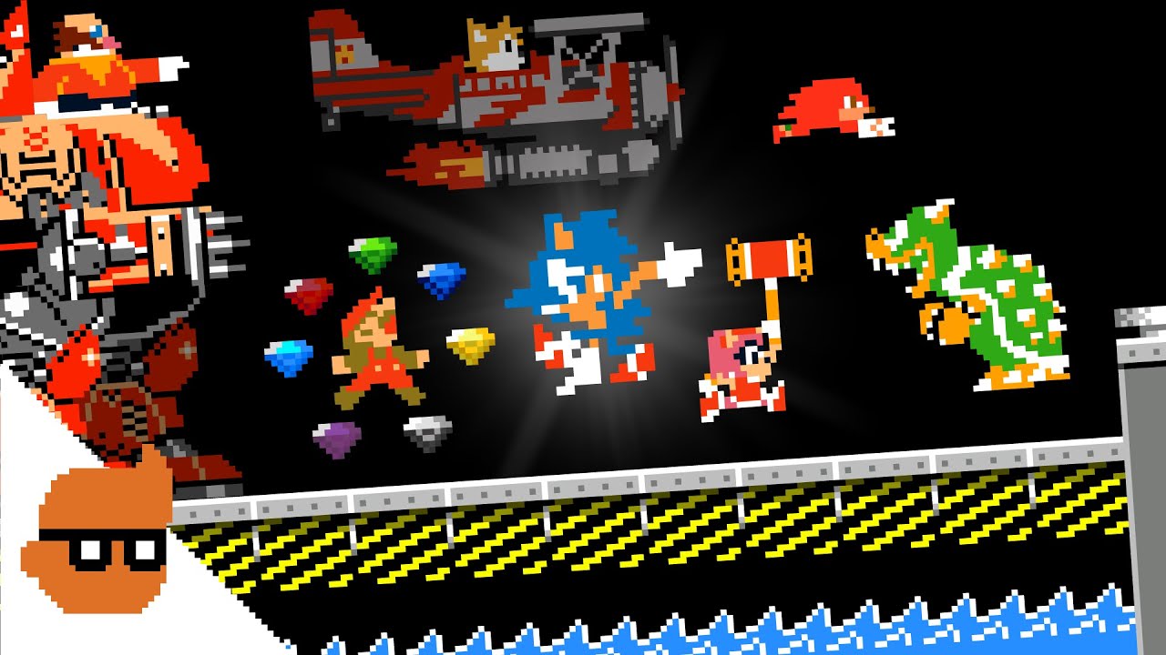 Sonic All-Stars take on BOWSER! - YouTube