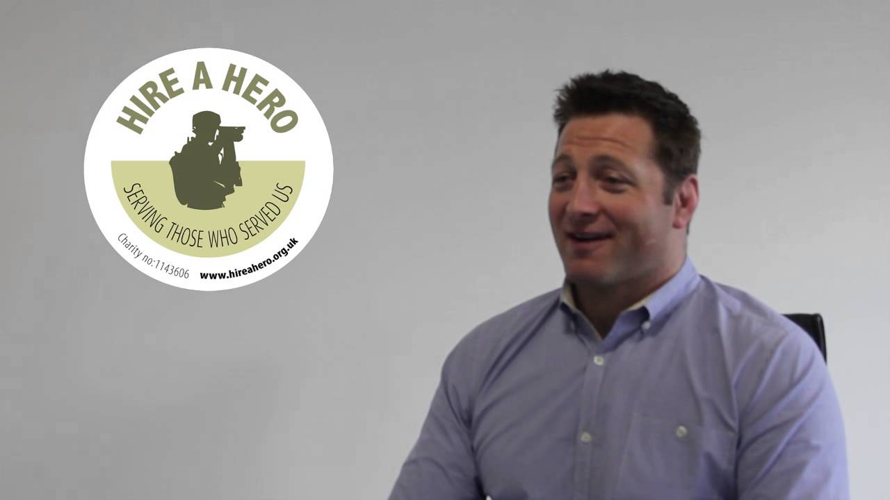 Ian Gough talks about becoming a Patron of Hire a Hero - YouTube