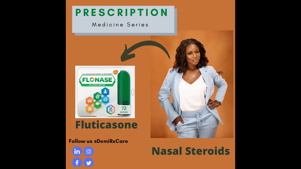 Flonase | Fluticasone Nasal Spray| Allergy spray | Asthma steroid ...