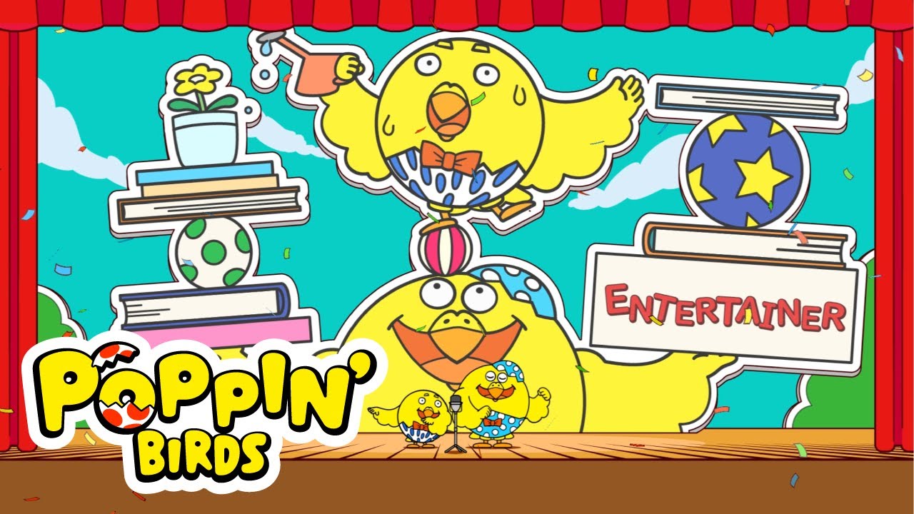 The Entertainer（Classical music for kids） / POPPIN' BIRDS - YouTube