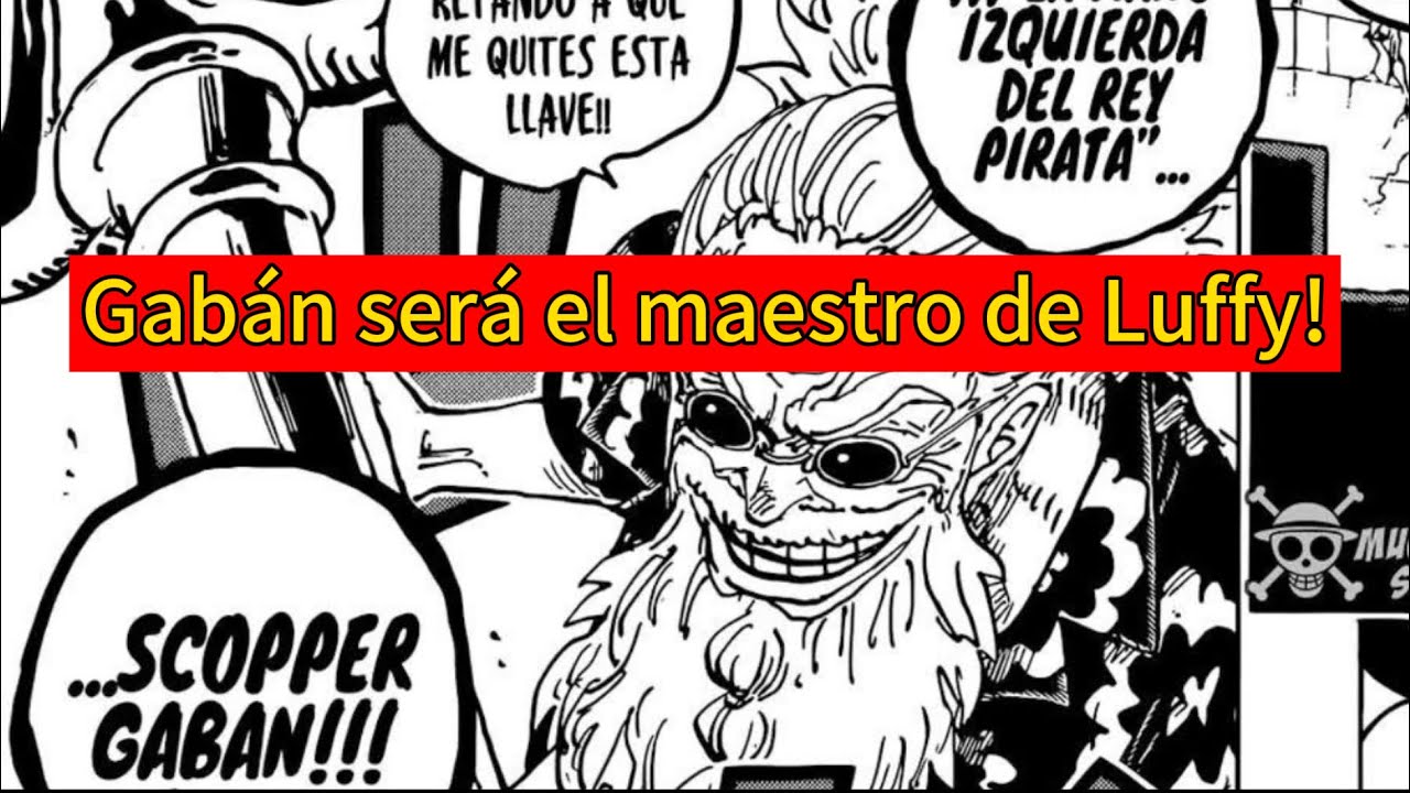 ¡Gabán será el maestro de Luffy! - YouTube