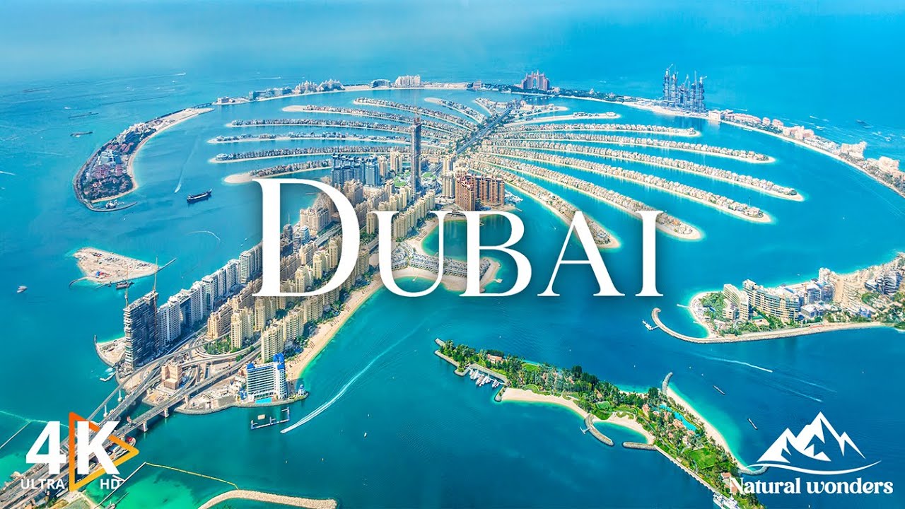 DUBAI 4K - Beautiful City Scenery with Relaxing Music - Scenic ...