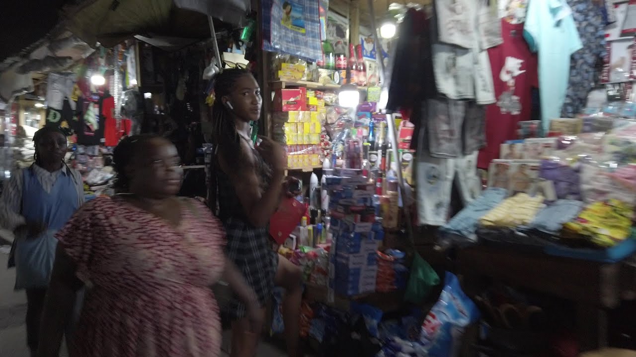 ACCRA GHANA OVERHEAD CIRCLE NIGHTLIFE AFRICAN VIDEOS - YouTube